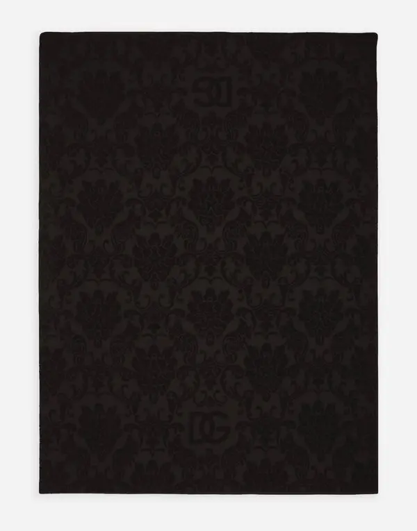 Dolce & Gabbana Beach Towel In Cotton Terry Jacquard