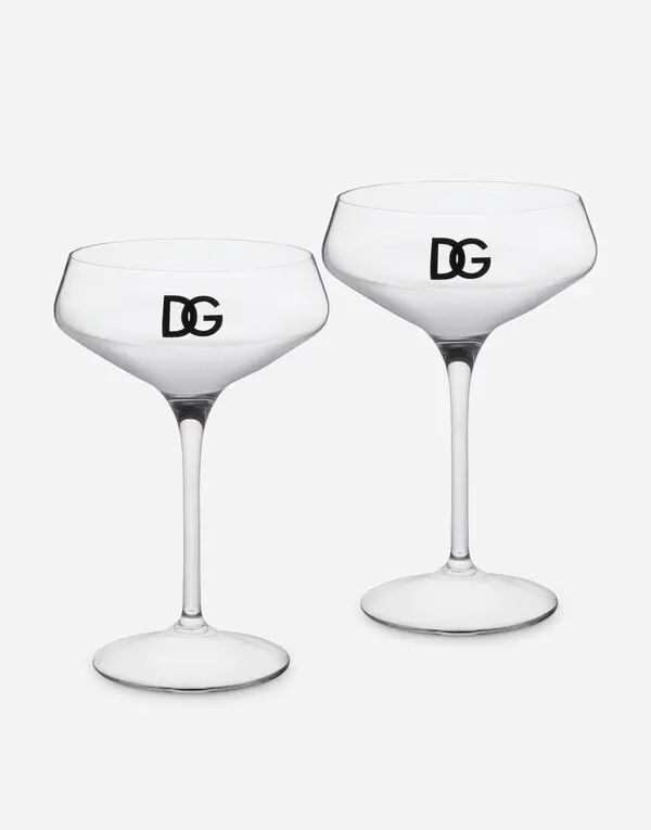 Dolce & Gabbana Set 2 Coppe Champagn
