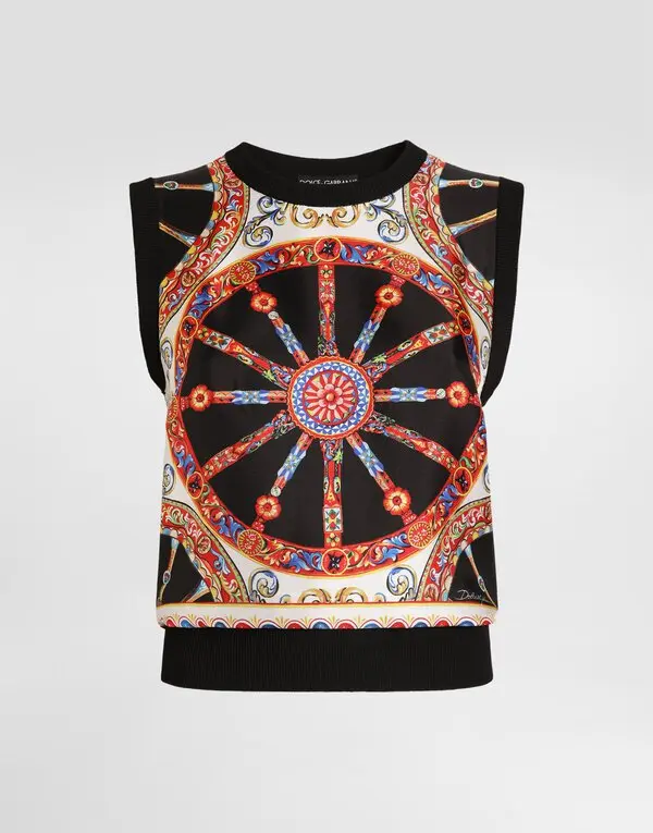 Dolce & Gabbana Lightweight Plain-knit Top