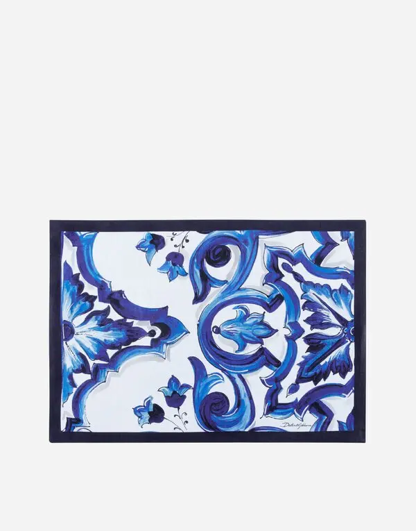 Dolce & Gabbana Set Linen Placemat And Napkin