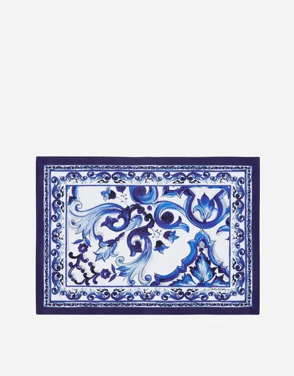Dolce & Gabbana Set Linen Placemat And Napkin