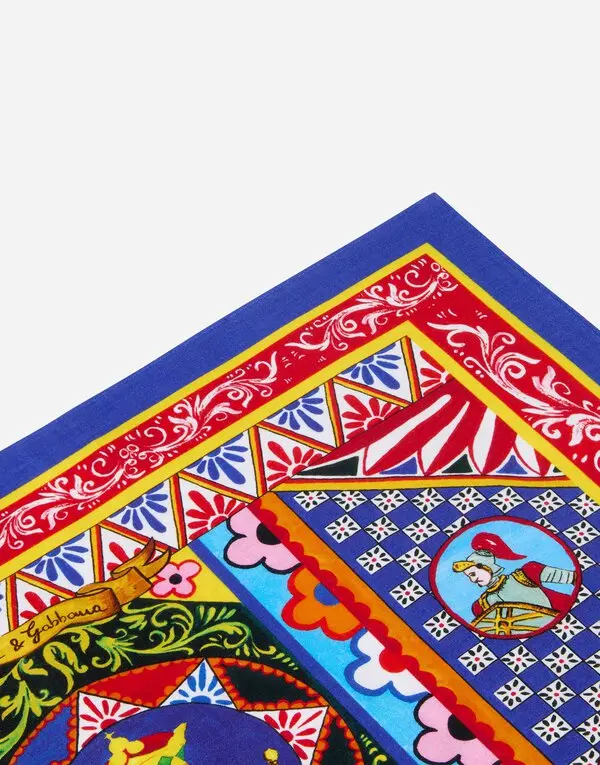Dolce & Gabbana Set Linen Placemat And Napkin