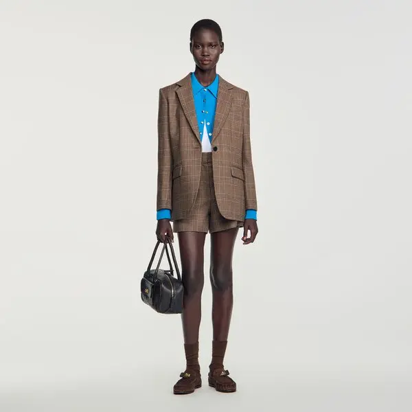 Sandro Ezmehralda Leather Bowling Bag