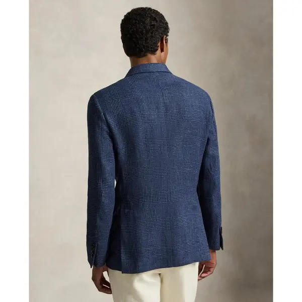 Ralph Lauren The Rl67 Plaid Summer Tweed Jacket