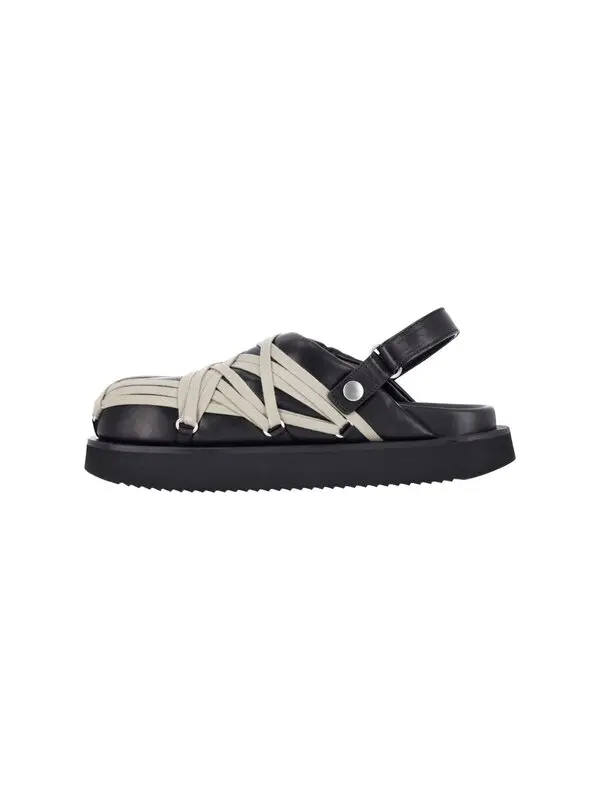 Rick Owens Mules "padded Megalace Platform