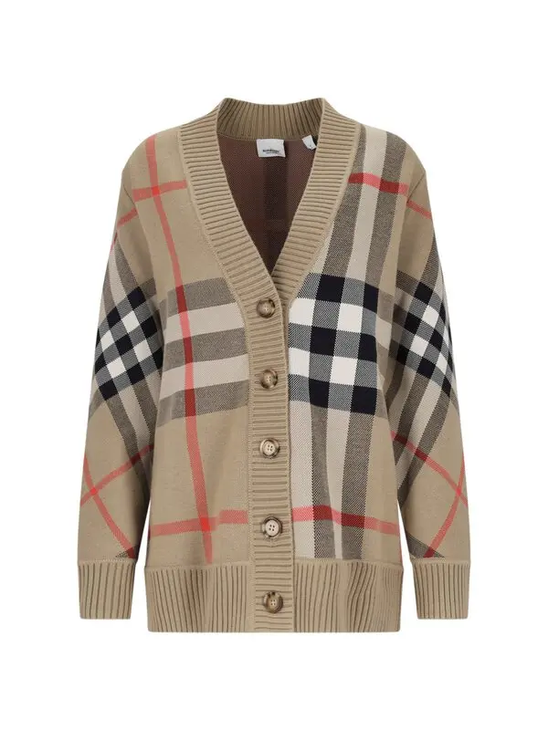 Burberry Cardigan "check - Beige