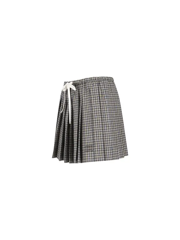 Miu Miu Mini Tartan Skirt
