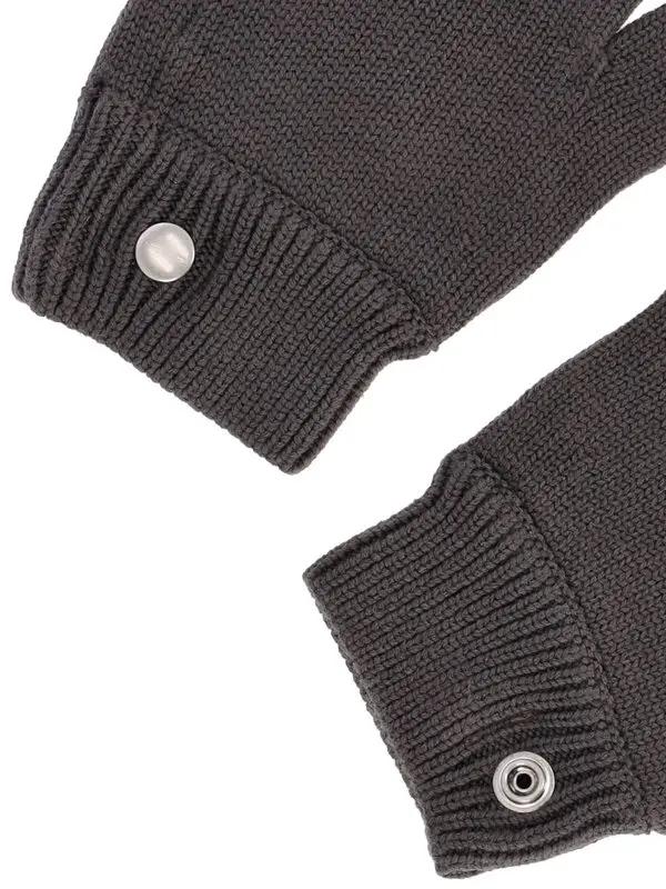 Rick Owens Gloves "touchscreen - Taupe