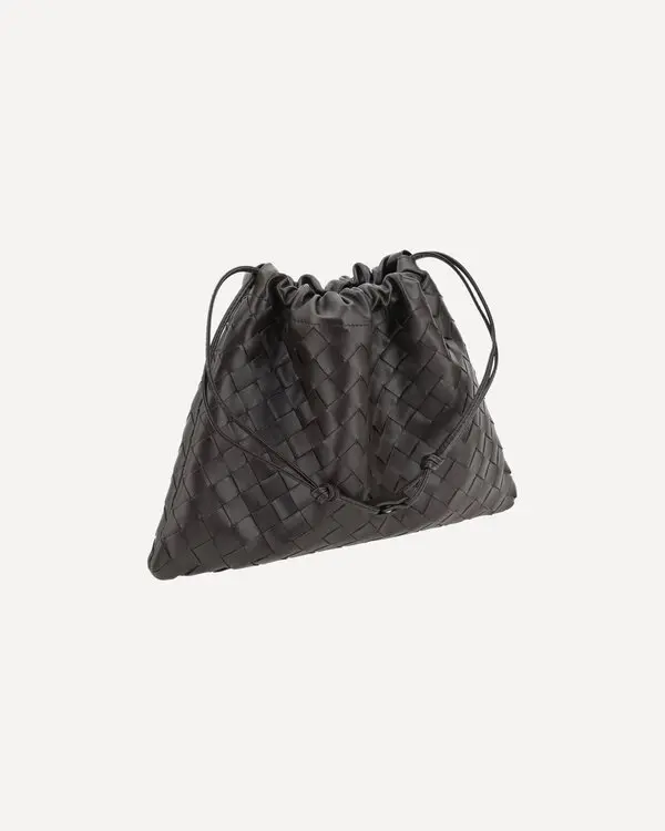 Bottega Veneta Medium Pouch Clutch Bag - Brown