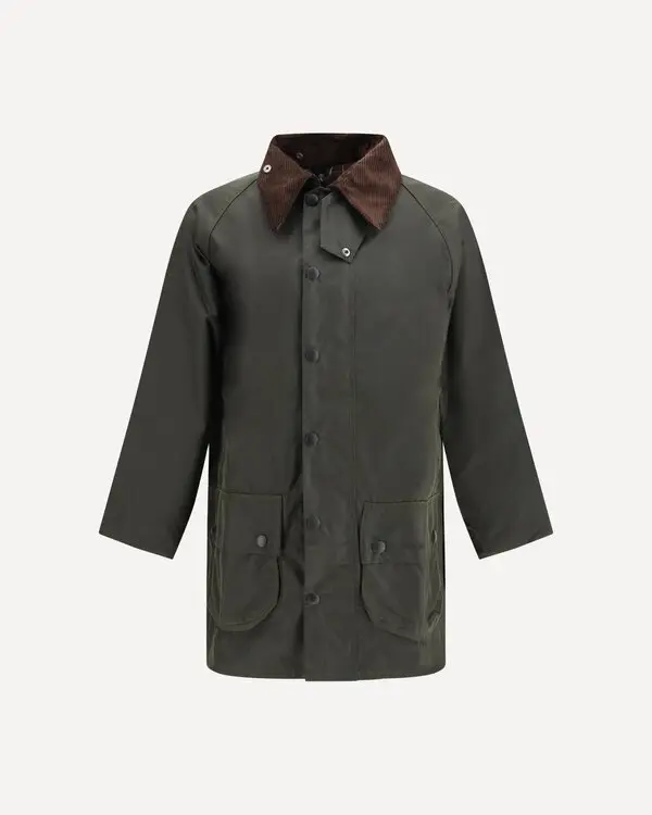 Barbour Beaufort Waxed Cotton Jacket - Green