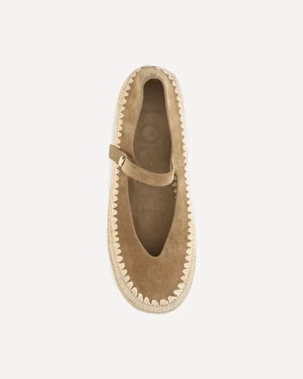 Loewe Rio Suede And Raffia Mary Jane Espadrillas