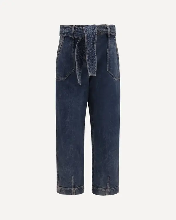 Giorgio Armani Wide-leg Jeans With Belt