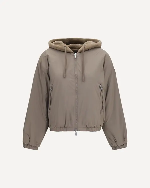 Moose Knuckles Eaton Bunny Reversible Hoodie - Brown