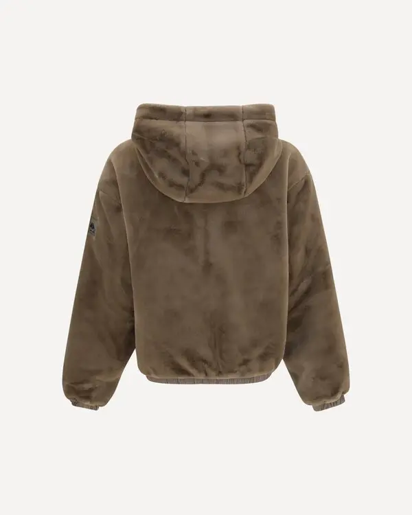 Moose Knuckles Eaton Bunny Reversible Hoodie - Brown