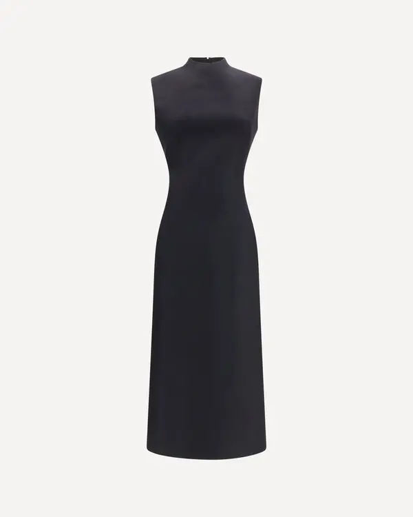 MAISON MARGIELA Sleeveless Virgin Wool Midi Dress