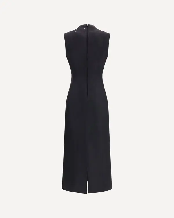 MAISON MARGIELA Sleeveless Virgin Wool Midi Dress
