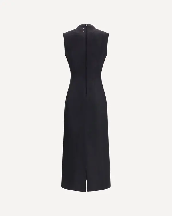 MAISON MARGIELA Sleeveless Virgin Wool Midi Dress