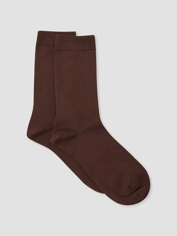 REISS Sacha Silk-blend Socks