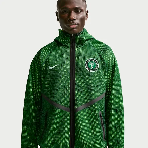 Nike Nigeria Dri-fit Soccer Anthem Jacket - Green
