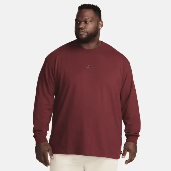 Nike Sportswear Premium Essentials Long-sleeve T-shirt - Red