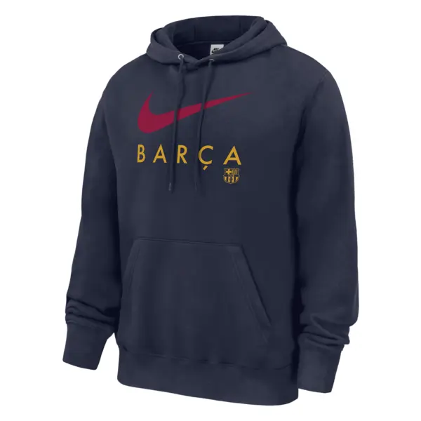Nike Barcelona Club Fleece Pullover Hoodie - Blue