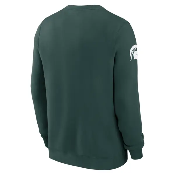 Nike Michigan State Sideline Club College Pullover Crew