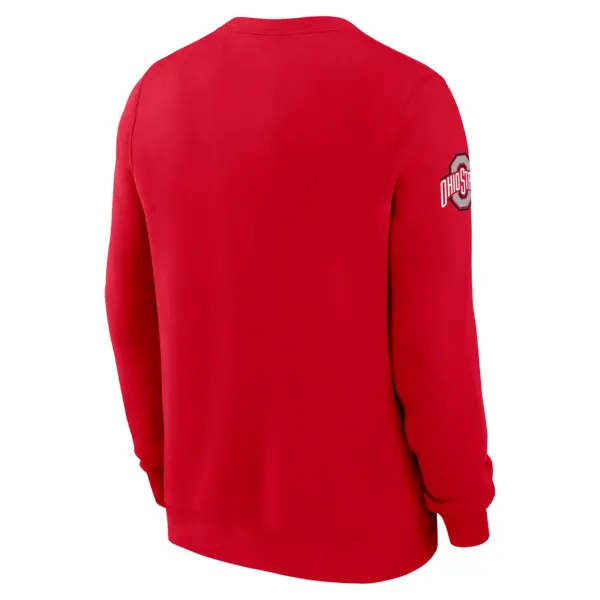 Nike Ohio State Sideline Club College Pullover Crew