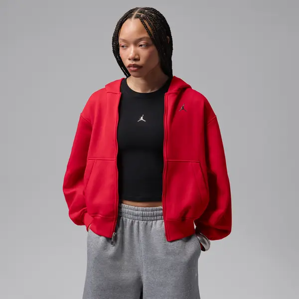 JORDAN Brooklyn Full-zip Hoodie - Red