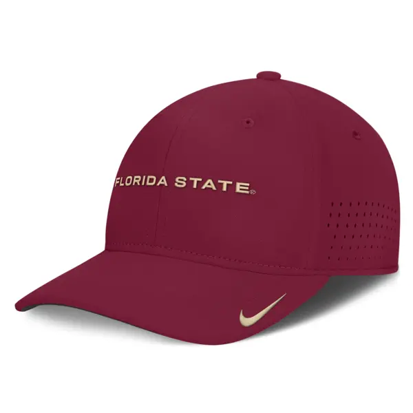 Nike Florida State Sideline Club Gameday Dri-fit College Hat - Red