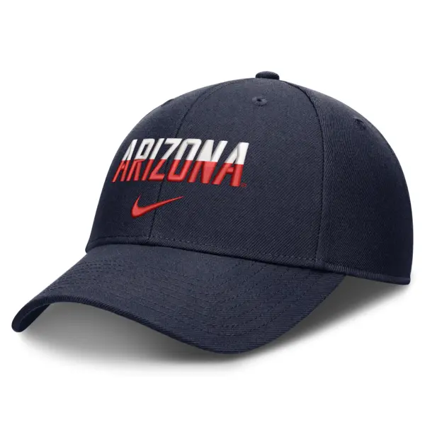 Nike Arizona Sideline Rise Gameday Trucker Adjustable Hat - Blue
