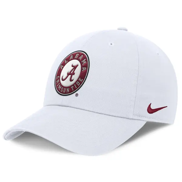 Nike Alabama Club College Adjustable Hat - White