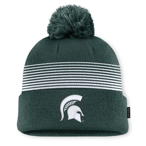 Nike Michigan State Beanie With Pom - Green