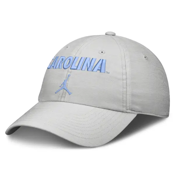 JORDAN North Carolina Sideline Club Practice Brand College Adjustable Hat - Grey