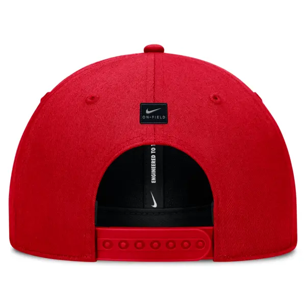 Nike Ohio State Sideline Rise Gameday Trucker Adjustable Hat - Red