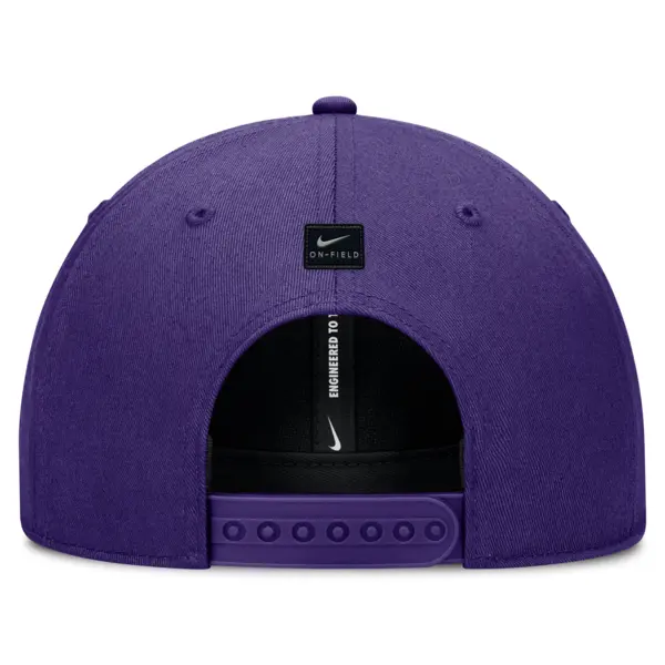 Nike Lsu Sideline Rise Gameday Trucker Adjustable Hat - Purple