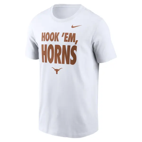 Nike Texas Sideline Slogan Dri-fit College Long-sleeve T-shirt - White