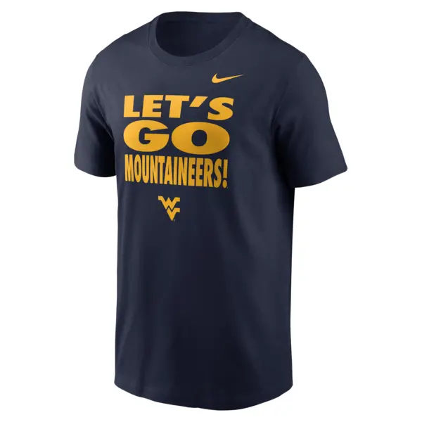 Nike West Virginia Sideline Slogan Dri-fit College Long-sleeve T-shirt - Blue