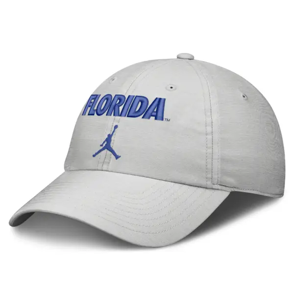 JORDAN Florida Sideline Club Practice Brand College Adjustable Hat - Grey