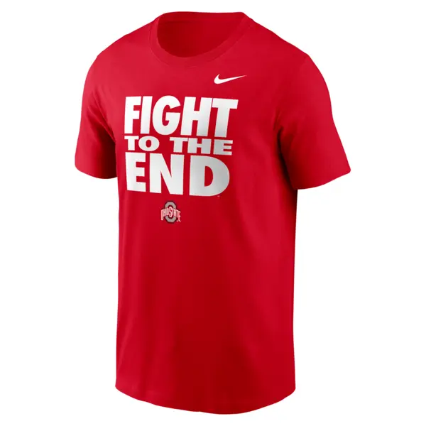 Nike Ohio State Sideline Slogan Dri-fit College Long-sleeve T-shirt - Red