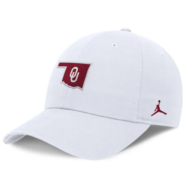 Nike Oklahoma Club Jordan Brand College Adjustable Hat - White