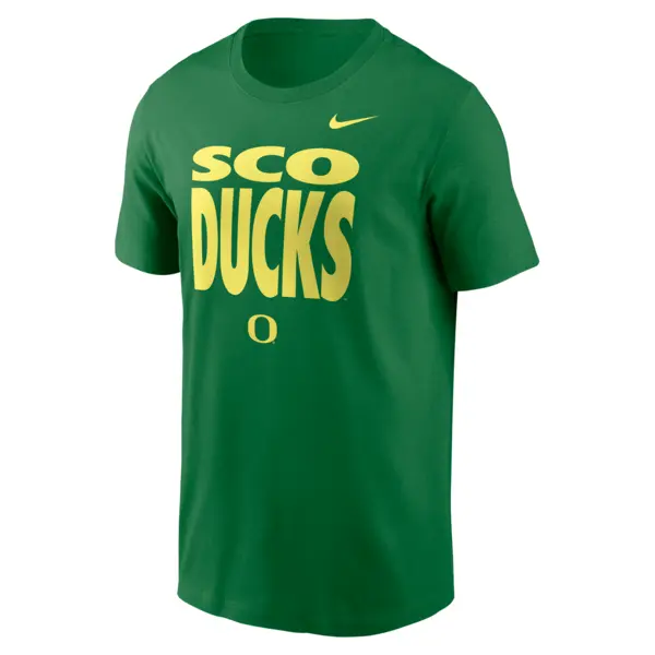 Nike Oregon Sideline Slogan Dri-fit College Long-sleeve T-shirt - Green