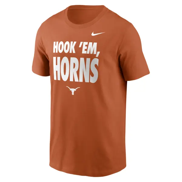 Nike Texas Sideline Slogan Dri-fit College Long-sleeve T-shirt - Orange