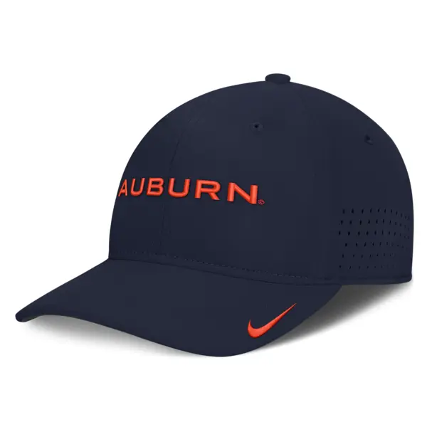 Nike Auburn Sideline Club Gameday Dri-fit College Hat - Blue