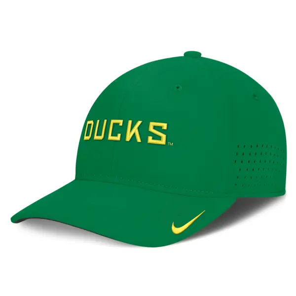 Nike Oregon Sideline Club Gameday Dri-fit College Hat - Green