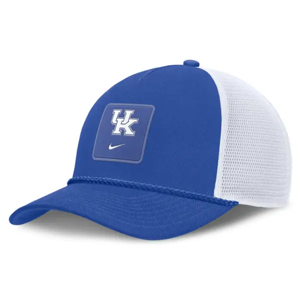 Nike Kentucky Sideline Gameday Rope College Trucker Adjustable Hat - Blue