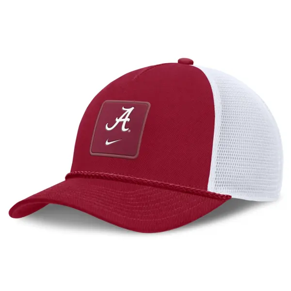 Nike Alabama Sideline Gameday Rope College Trucker Adjustable Hat - Red