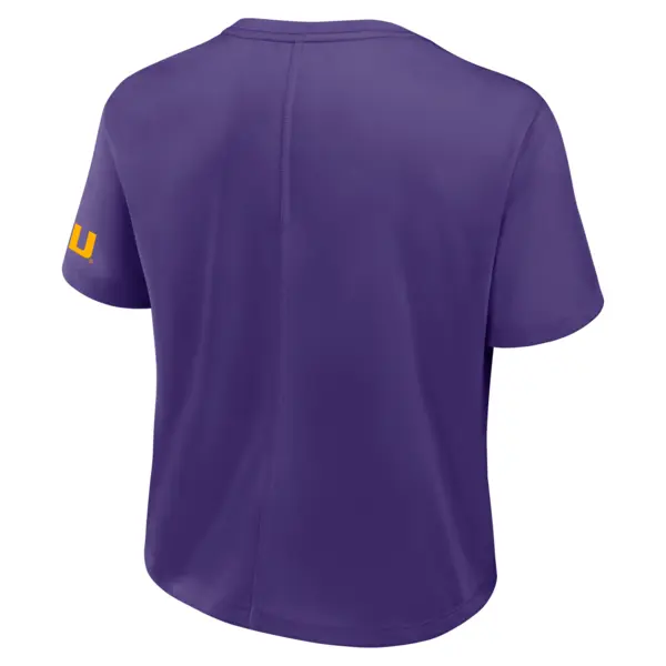 Nike Lsu Premium Performance Dri-fit Cropped Top