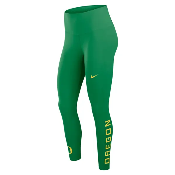 Nike Oregon Zenvy Dri-fit College High Rise 7/8 Leggings - Green