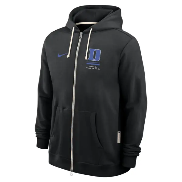 Nike Duke Sideline Standard Issue Dri-fit College Full-zip Hoodie - Black