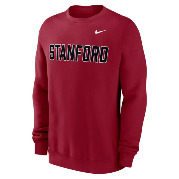 Nike Stanford Sideline Club College Pullover Crew - Red